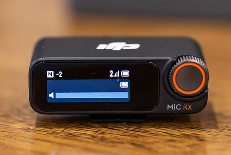 The DJI Mic 2 features Bluetooth connectivity, AI noise-canceling, and ...