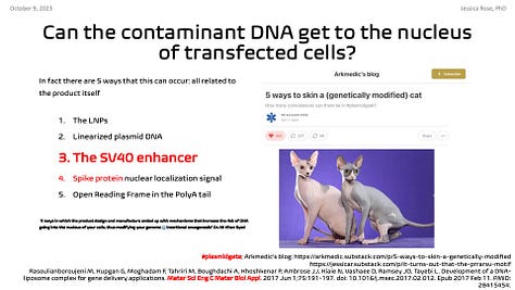 My slide deck for the Expert Hearing on Reports of DNA Contamination in ...