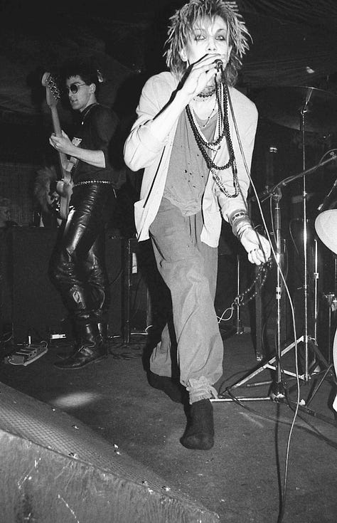 ZERO LE CRECHE - Batcave 29.2.84. - Mick Mercer's Panache