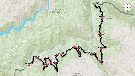 The 2025 Western States 100 Course Guide - Imperial Edition (Miles & Feet)