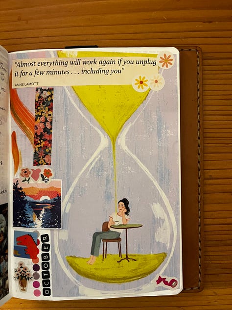 What I Journaled About in October. - by Hannah Moerman