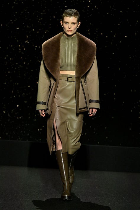 AW24/25 SKIRT TRENDS - Brunette from Wall Street