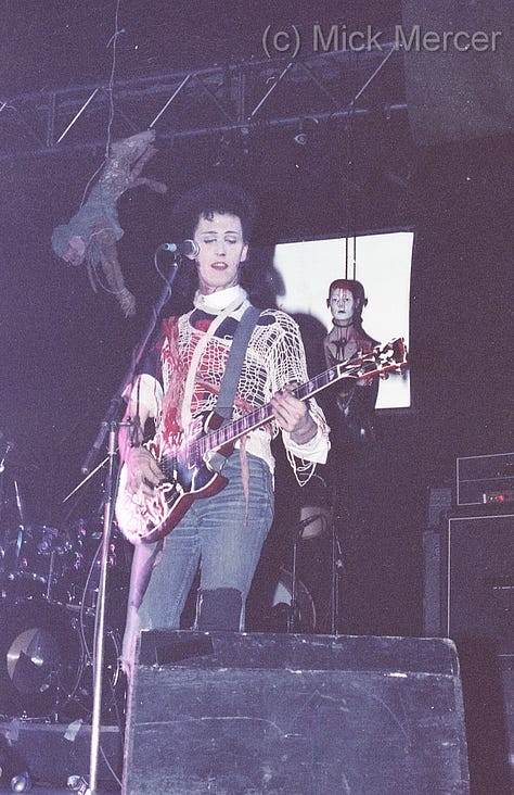 SPECIMEN - Rare colour photos - Mick Mercer's Panache