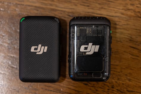 The DJI Mic 2 features Bluetooth connectivity, AI noise-canceling, and ...