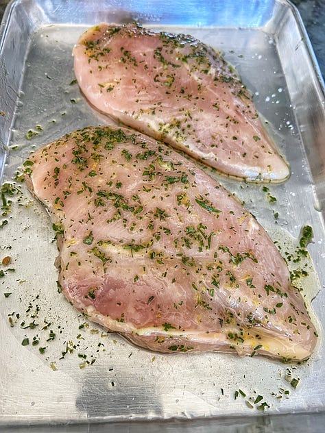 Perfectly Cooked Chicken Breasts - by andrew gruel
