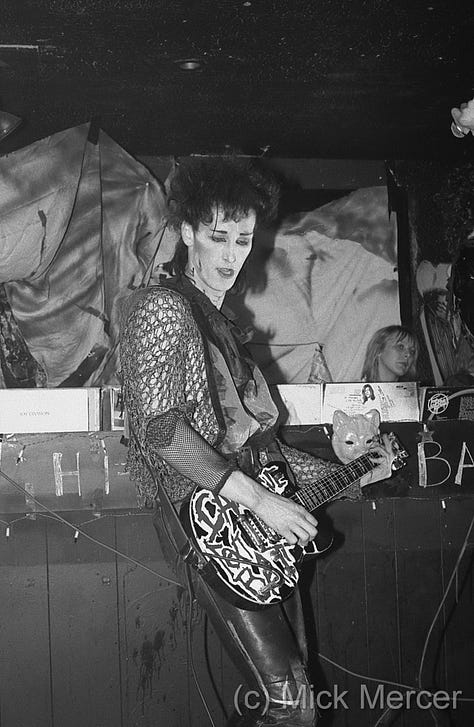 SPECIMEN at The Batcave gallery - Mick Mercer's Panache