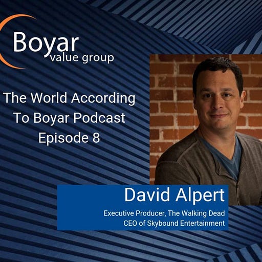 David Alpert, Executive Producer of The Walking Dead, CEO of Skybound Entertainment on what he ...