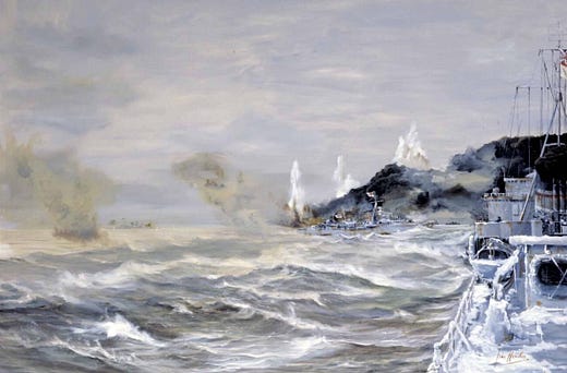 The Battle of the Barents Sea - by Martin Cherrett