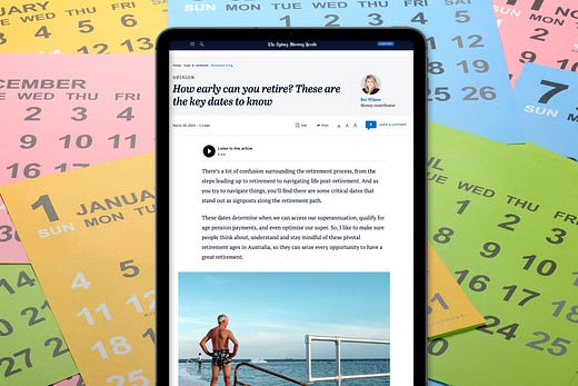 Epic Retirement Australia | Bec Wilson | Substack