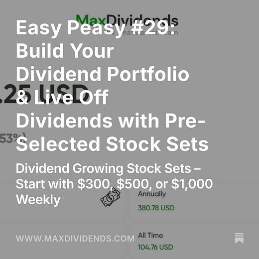 Max Dividends | Substack