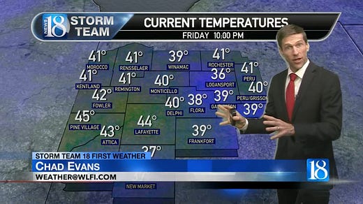 WLFI meteorologist Chad Evans faces layoff in Allen Media’s long-distance approach to weather