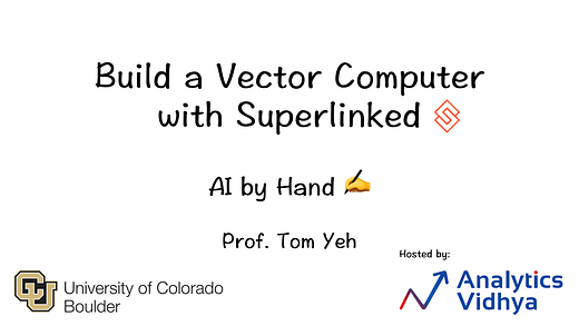AI by Hand ️ | Tom Yeh | Substack