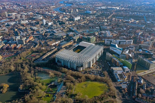 Newcastle united stadium store
