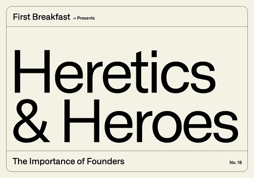 First Breakfast | Shyam Sankar | Substack