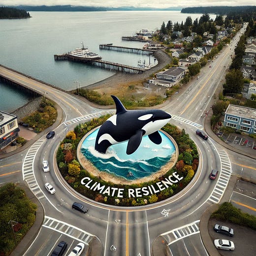 Blyn roundabout resurrected for "climate resiliency"