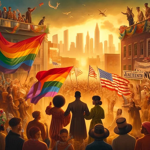 The Intersectionality of Pride and Juneteenth: Celebrating Our Interconnected Struggles