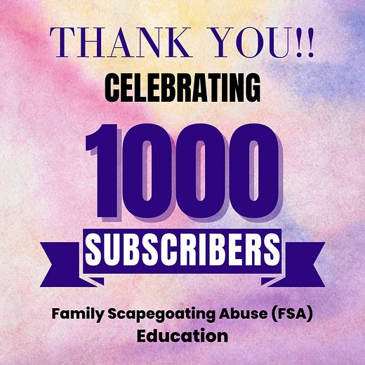 Family Scapegoat Abuse (FSA) Education™ | Rebecca C Mandeville LMFT CCTP | Substack