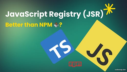 JavaScript Registry (JSR): Better than NPM 🤷🏾?