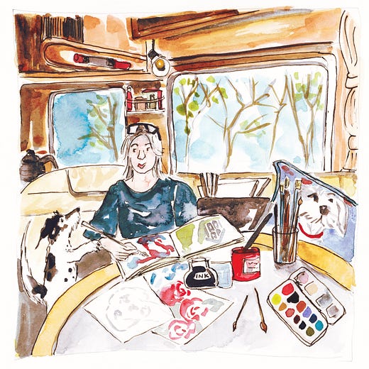 The Travelling Artist | Jo Scott | Substack