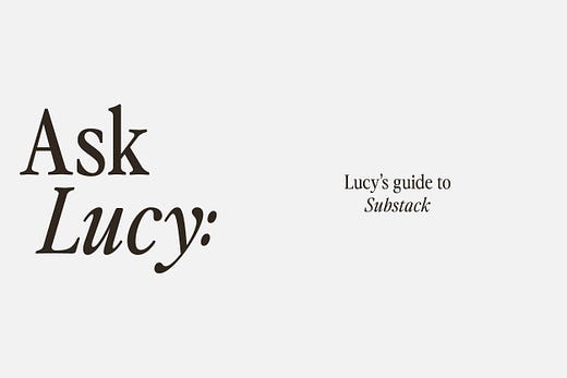 Studio 168 | Lucy Moon | Substack