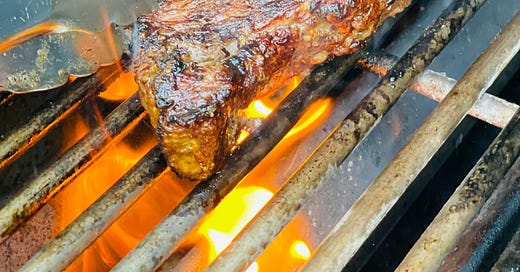 how to cook a steak from frozen on the grill