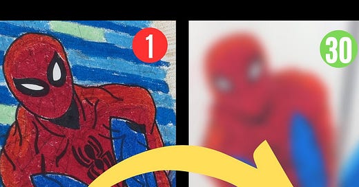 how to draw spiderman zhc