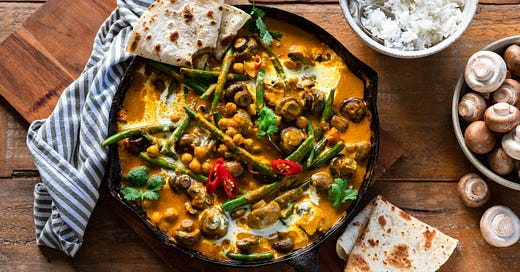 how to cook vegetarian curry