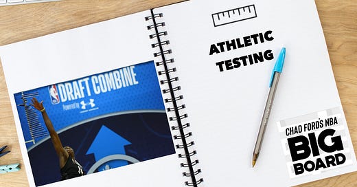 Draft Combine Athletic Testing - by Chad Ford