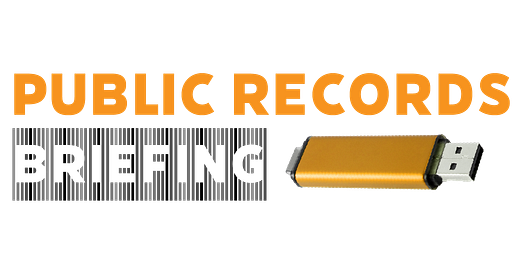 Public Records Briefing | Libby Krieger | Substack