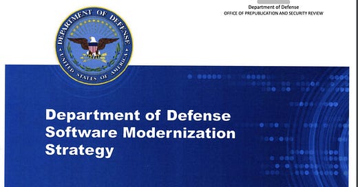 Breaking Down the DoD Software Modernization Strategy
