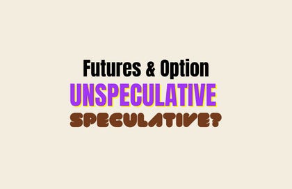 Is a transaction in the Futures & Options segment speculative or ...