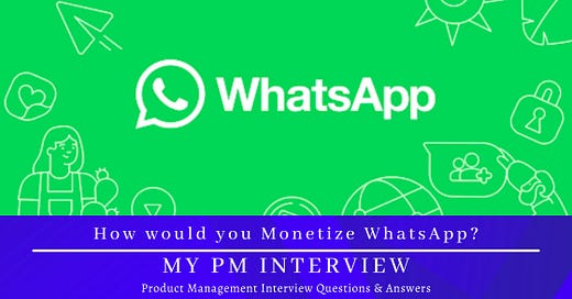 My PM Interview - Product Manager Interview Question Answers | Substack