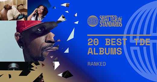 20 Best Top Dawg Entertainment Albums (TDE), Ranked