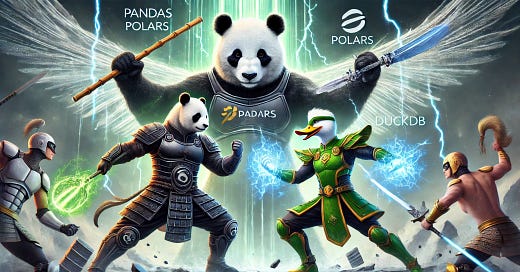 🗂️ Pandas vs. Polars vs. DuckDb. Who 🗂️ Pandas vs. Polars vs. DuckDb. Who
