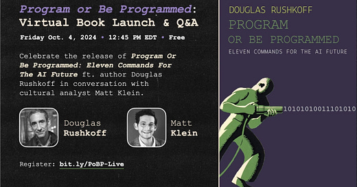 Rushkoff | Douglas Rushkoff | Substack