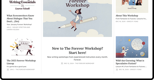 The Forever Workshop | Substack