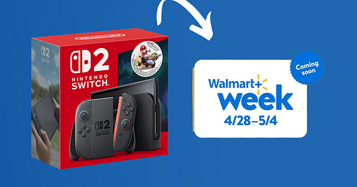 Nintendo Switch 2 pre-order restock: Walmart+ Week is when to track it