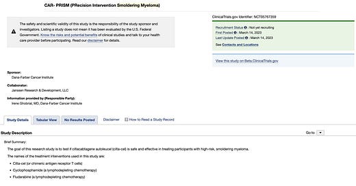 The Drug Development Letter | Vinay Prasad | Substack