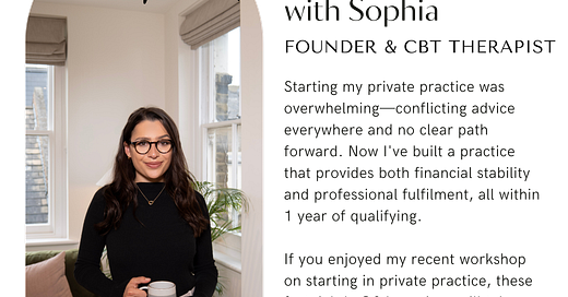 Between Sessions | The CBT Psychotherapists | Substack