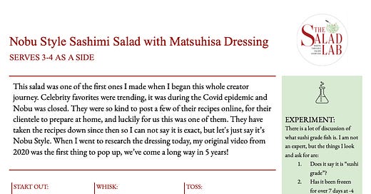 The Salad Lab’s Substack | Substack