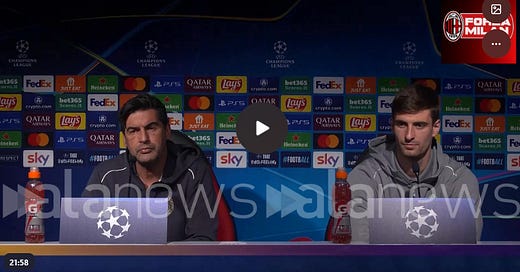 FORZA MILAN SUBSTACK | Forza Milan Facebook | Substack