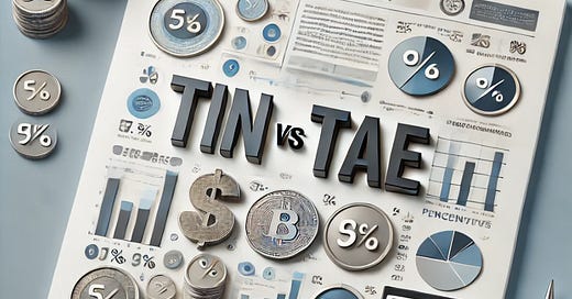 TIN vs TAE: Qué son y cómo diferenciarlos.
