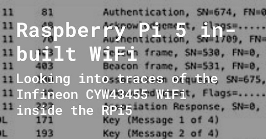 Raspberry Pi 5 in-built WiFi analysis - by Richard
