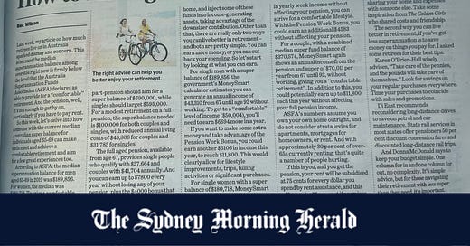 Epic Retirement Australia | Bec Wilson | Substack