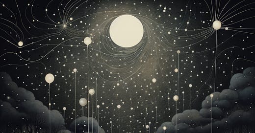 A Touch of Randomness Makes The Magic Sparkle • A Python `turtle` Animation