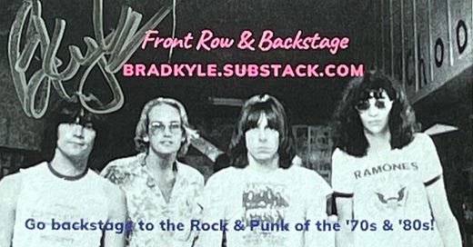 Front Row & Backstage | Brad Kyle | Substack