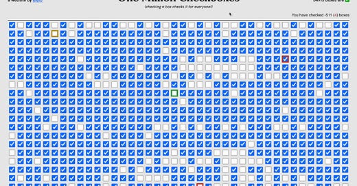 The Secret Inside One Million Checkboxes - by nolen