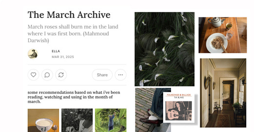 Ella’s Archive | Substack