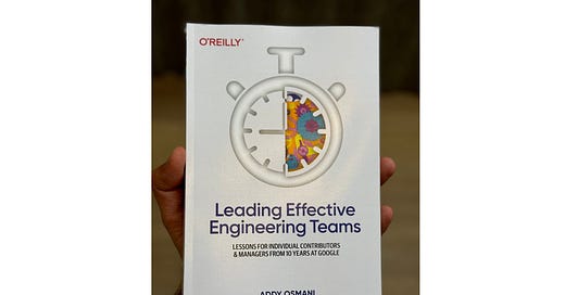 Leading Effective Engineering Teams: a Deepdive