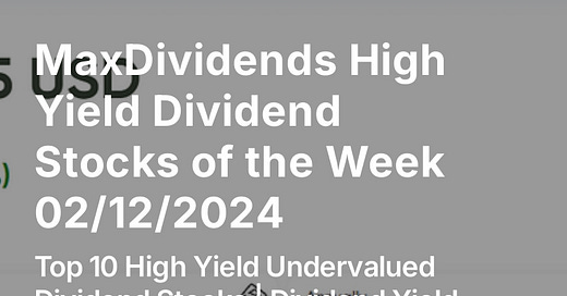 Max Dividends | Substack